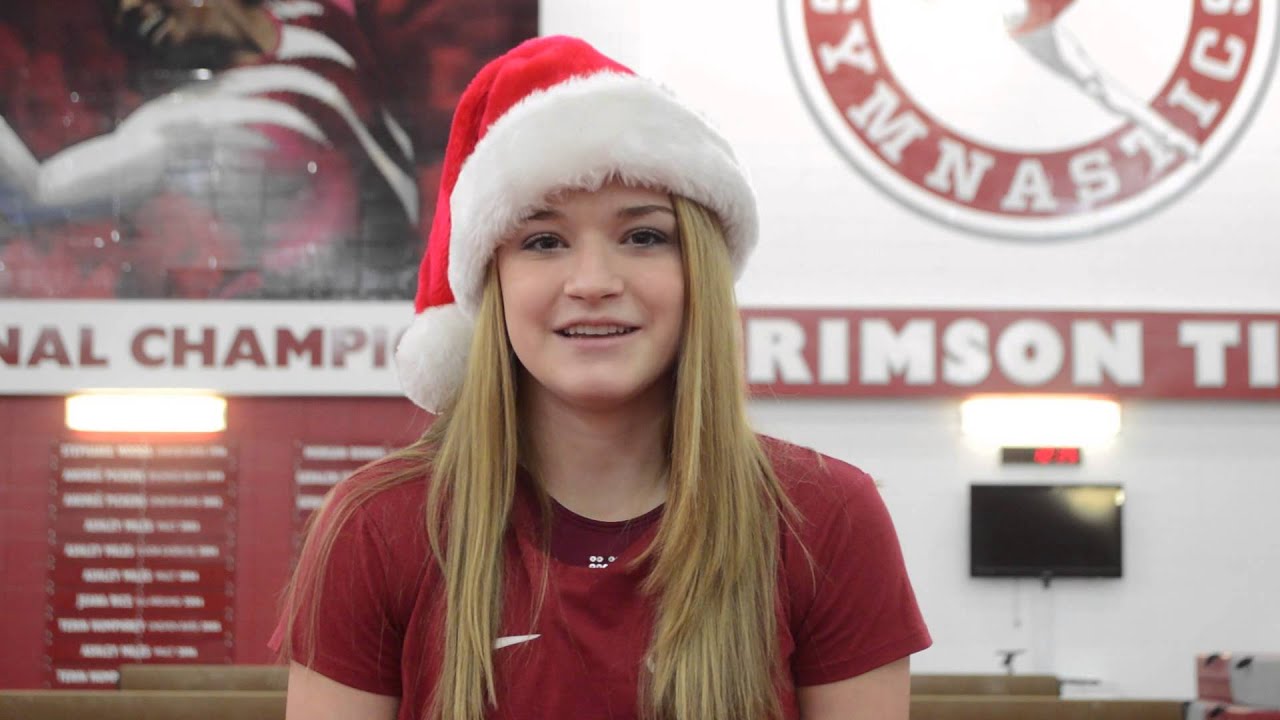 Alabama Gymnastics: Mackenzie Brannan's Holiday Joy - YouTube