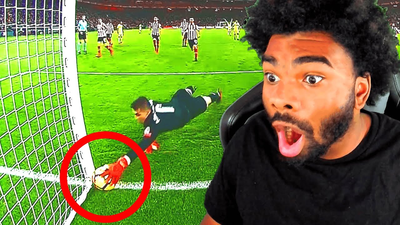 American Reacts to The Best GoalKeeper Saves In Football HISTORY ...