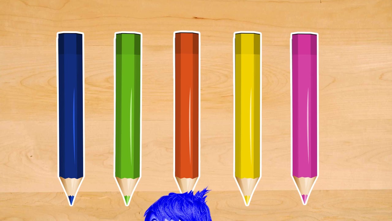 Learning Colors Baby Color Pencils Nursery Rhyme - YouTube