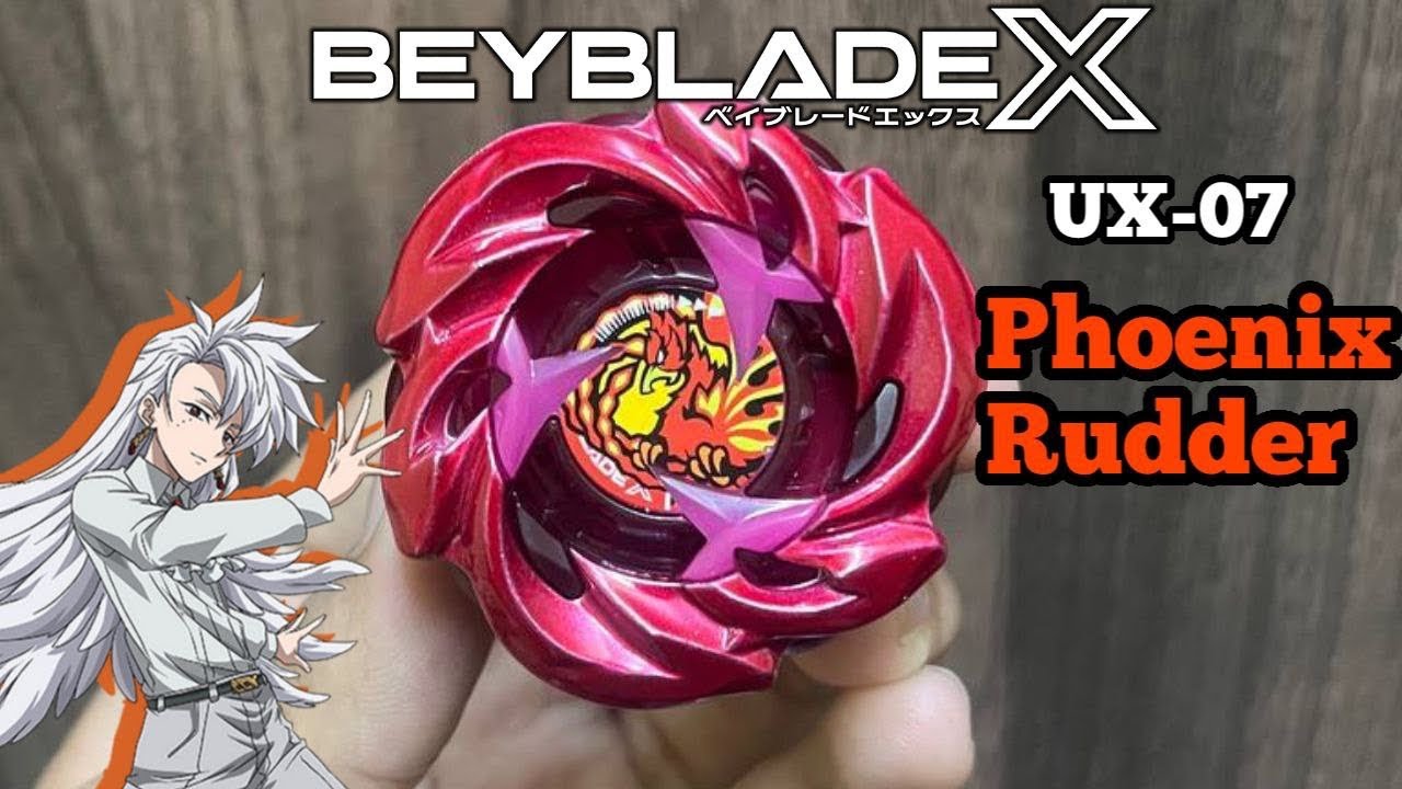 UX-07 PHOENIX RUDDER UNBOXING!! | STAMINA PHOENIX!! | BEYBLADE X - YouTube