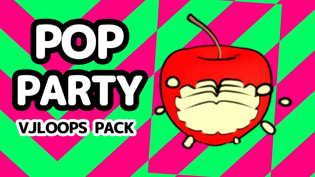 🍌 Pop Party || VJ Loops Pack - YouTube