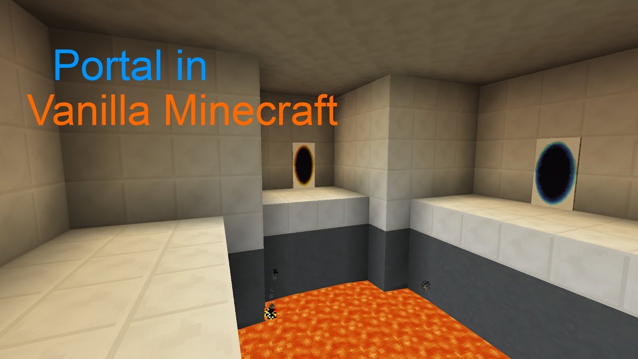 Portal in Vanilla Minecraft (14w19a) - YouTube