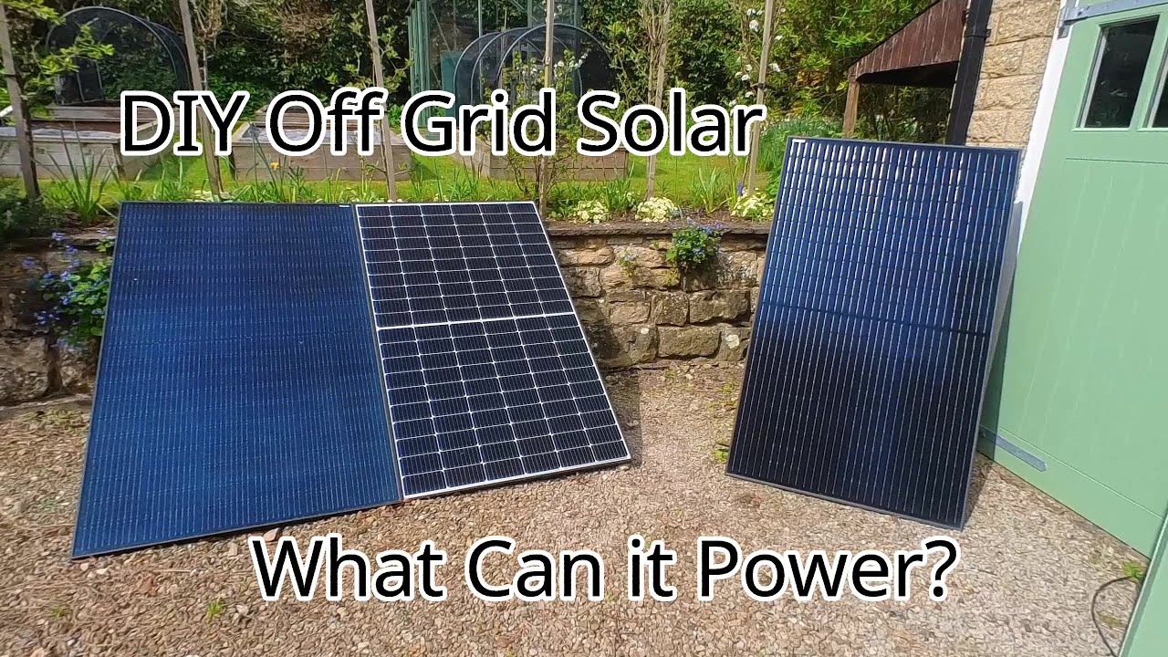 DIY Off Grid Solar - The Cheaper Way - YouTube