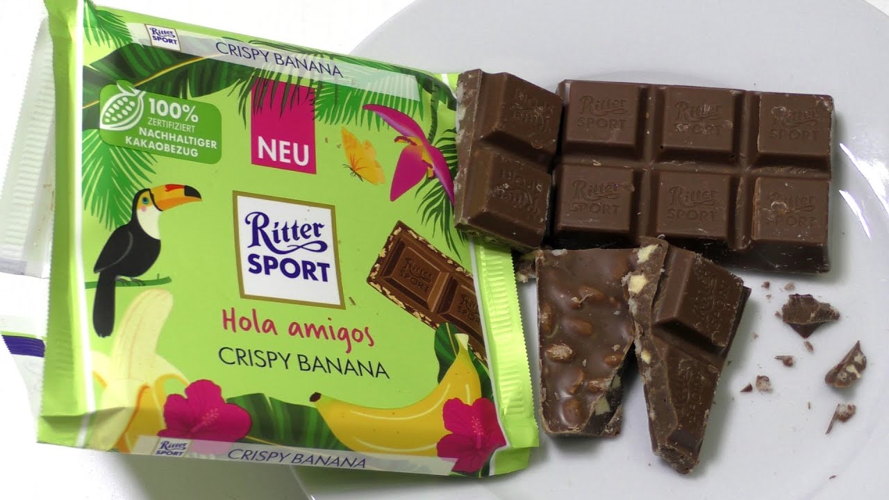 Ritter SPORT, crispy Banana (new flavor) - YouTube