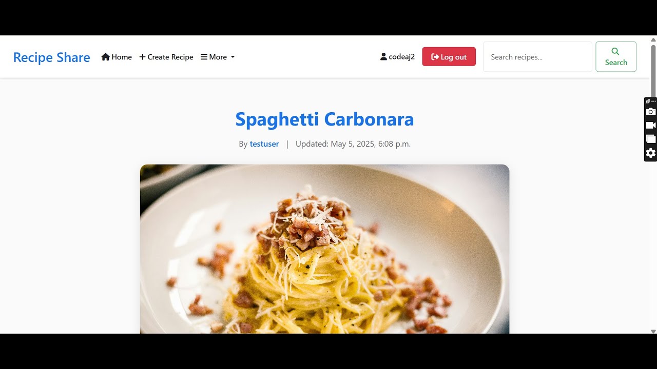 Recipe Finder App Using Django | Full Project with Report + Source Code | HTML, CSS, JS, Python ...