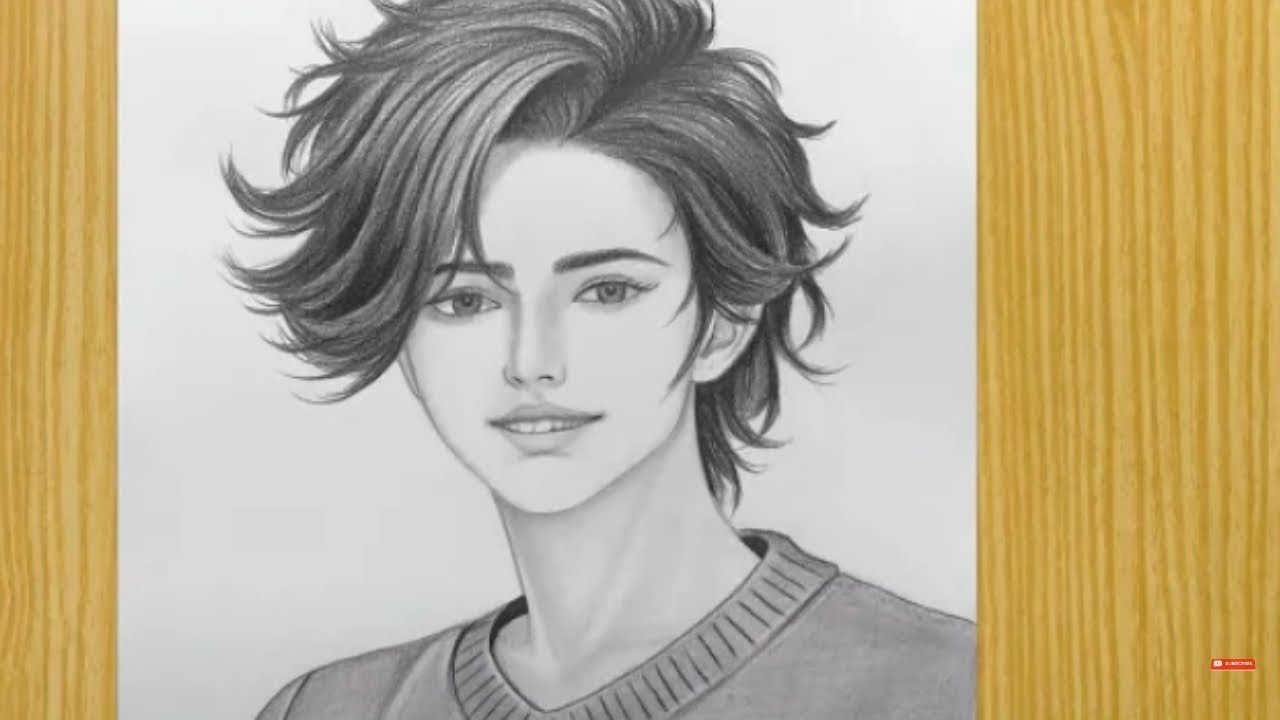 How to Draw A Handsome Boy Sketch || Drawing Video | Boy Drawing | The ...