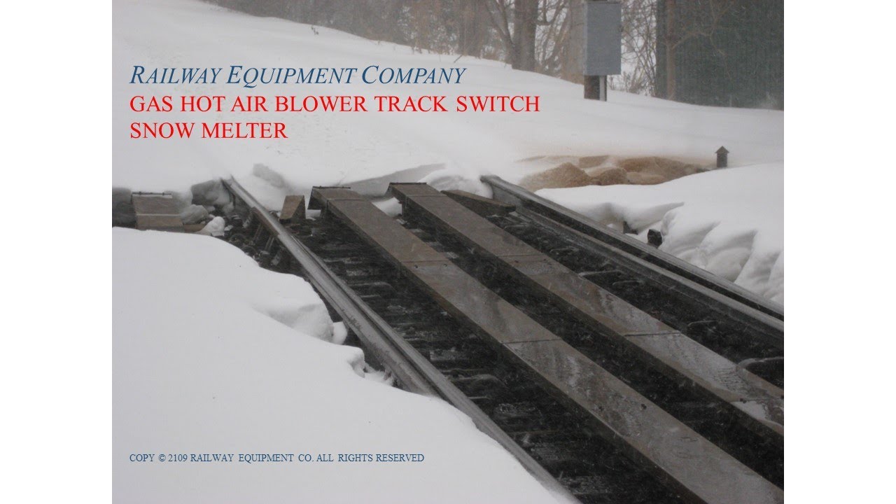 RAILROAD TRACK SWITCH POINT SNOW MELTER SYSTEM FROM RAILWAY EQUIPMENT ...