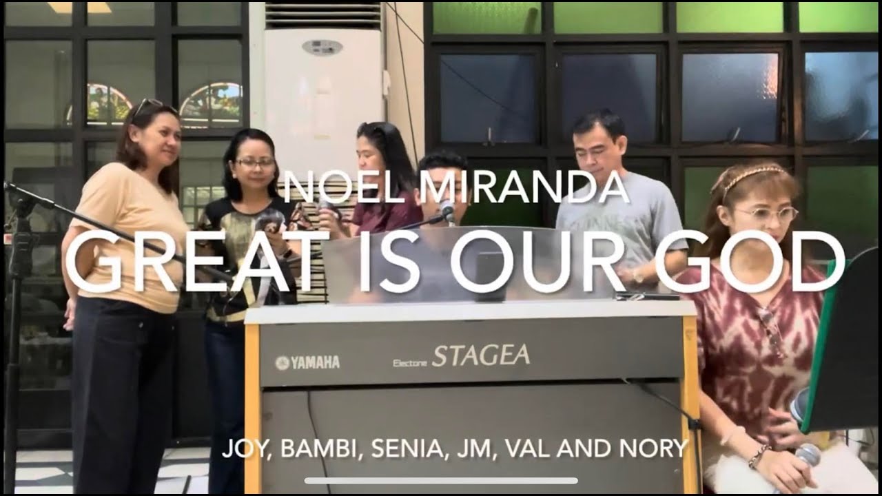 GREAT IS OUR GOD (with LYRICS) by Noel Miranda - YouTube