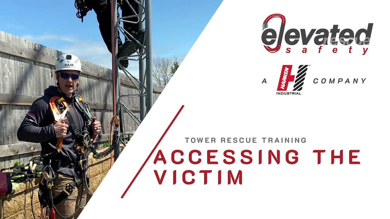 Accessing the Victim - Tower Rescue Training - YouTube