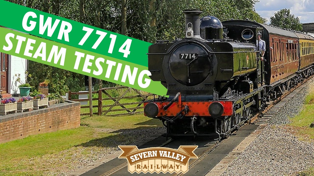 Steam testing GWR Pannier Tank 7714 | Severn Valley Railway - YouTube