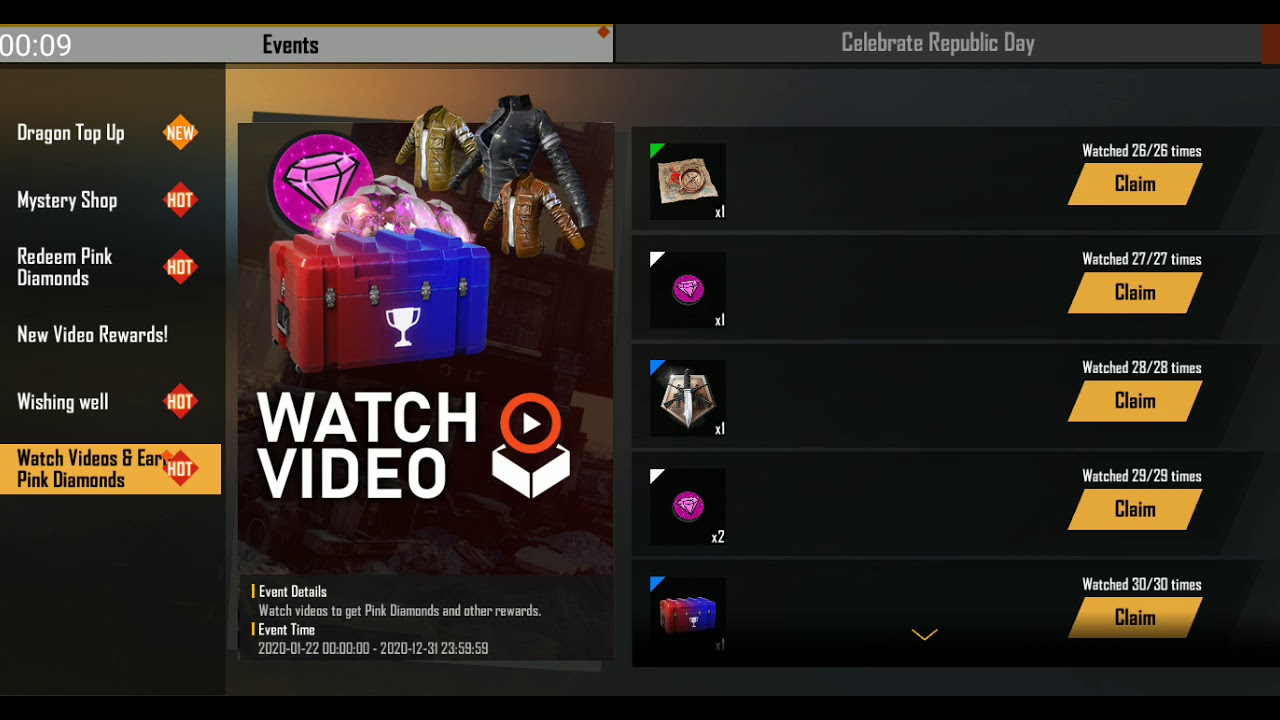 Free fire Ad event Is back. Free fire champion crate opening. Free fire ...