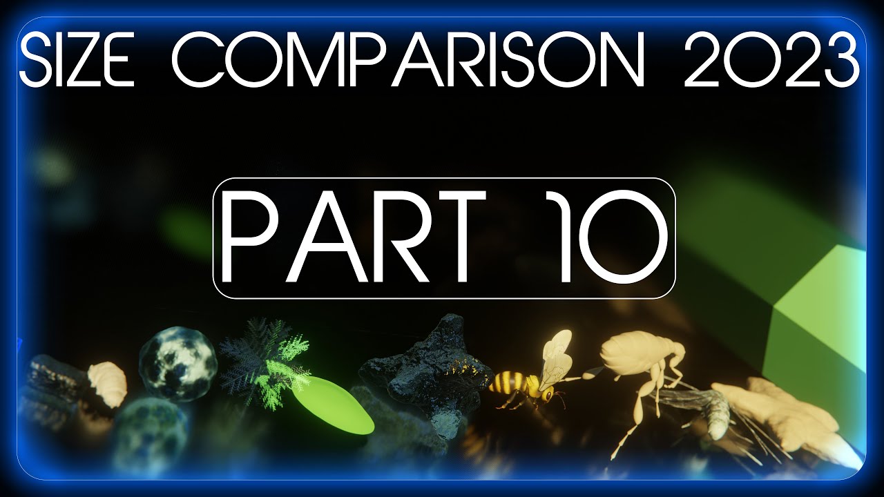 ABSOLUTE Size Comparison 2023 (Part 10) 4K 60FPS 3D - YouTube