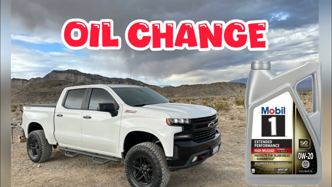 How to change the oil on a 19-24 Silverado | Chevy Silverado Oil change ...