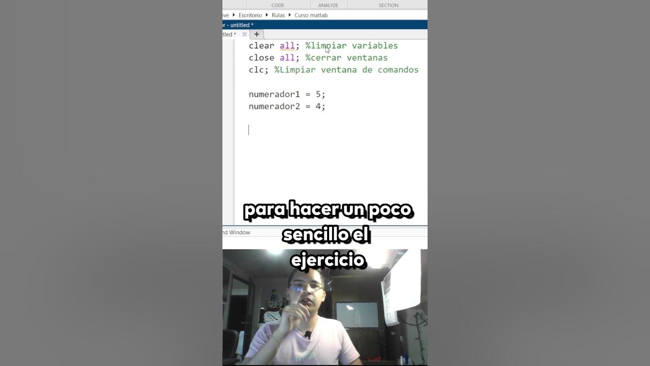 Ejercicios En Matlab 1 Curso Matlab Youtube