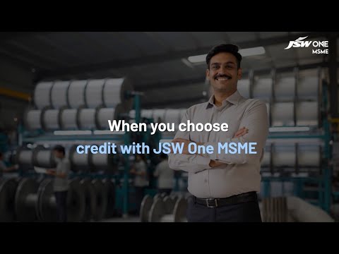 JSW One MSME | Hassle-free credit for growing MSMEs - YouTube