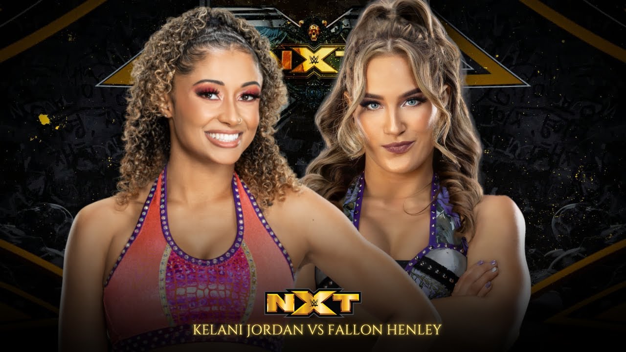 NXT 24 : Kelani Jordan vs Fallon Henley - YouTube