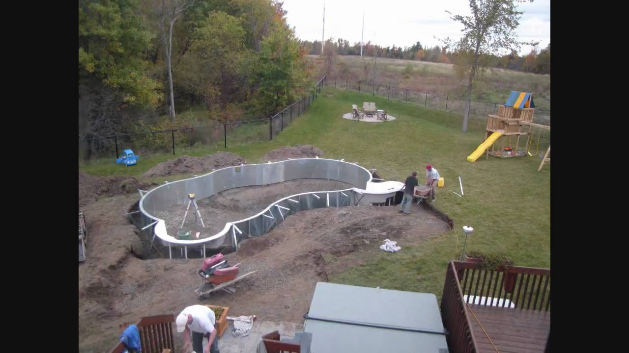 Niles Pool Build Oct 2009 Summary 02 - YouTube