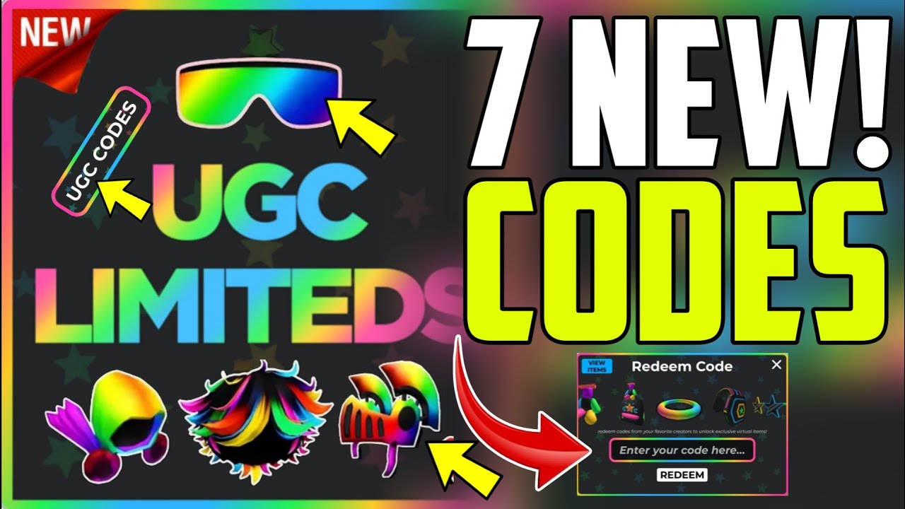 *NEW* ALL WORKING CODES FOR UGC LIMITED IN AUGUST 2024! ROBLOX UGC ...