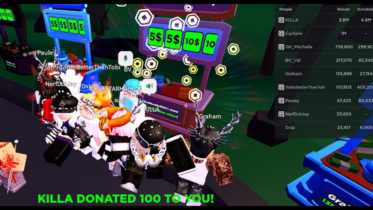 I MET KILLA IN PLS DONATE!! (#17 on the leaderboard) - YouTube