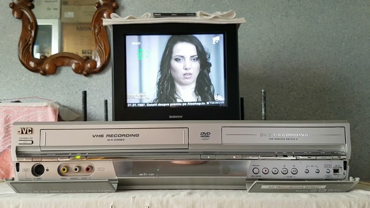 JVC DR-MV1 prezentare dvd recorder combo + test in Play - YouTube