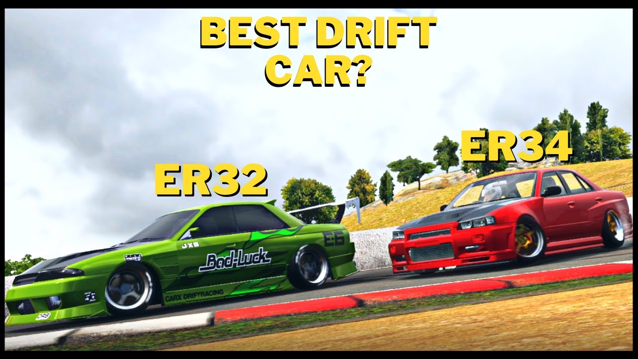 CarX Drift Racing ONLINE - Best Drift Car! | ER32 VS ER34 - YouTube
