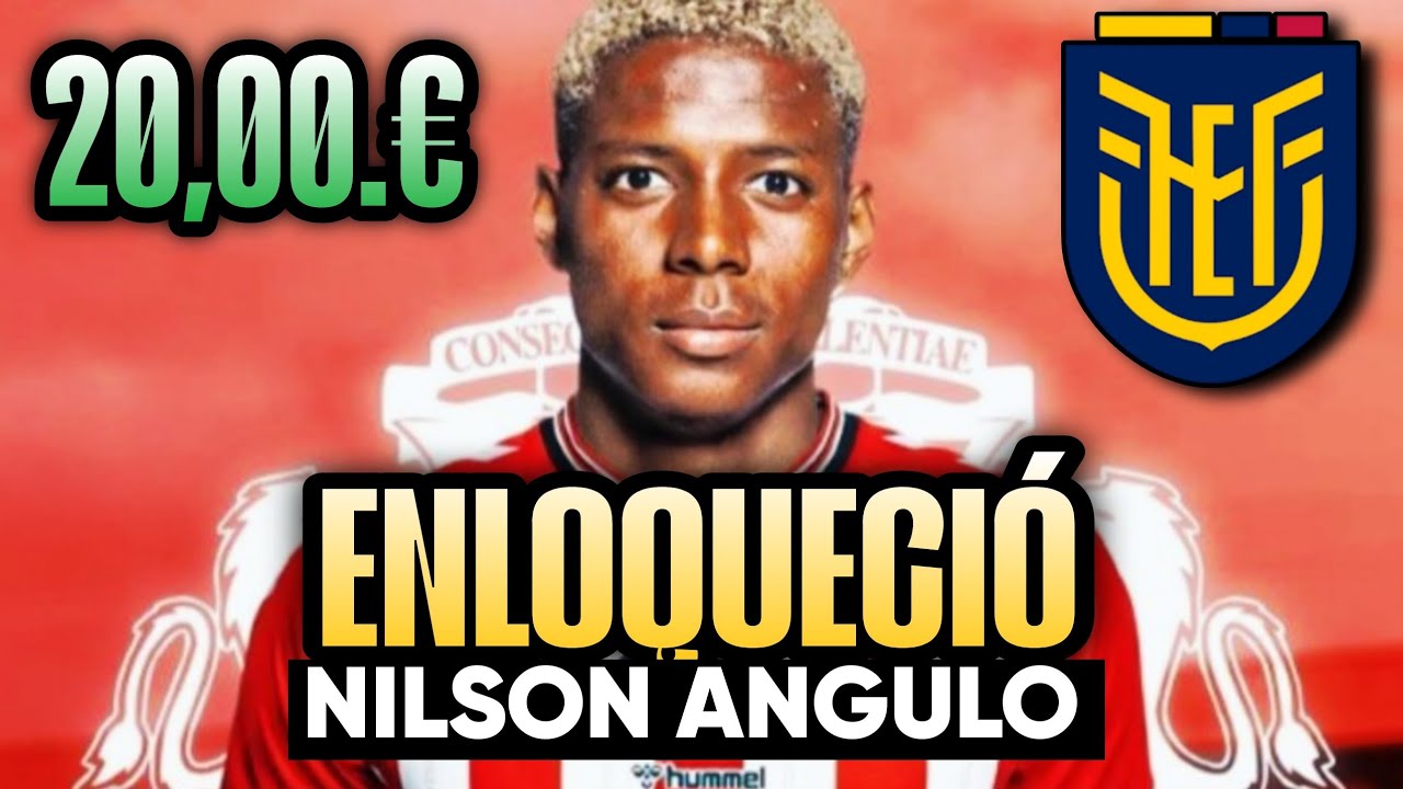 OFICIAL!!: NUEVO JUGADOR ECUATORIANO NILSON ANGULO A LA PREMIER LEAGUE ...