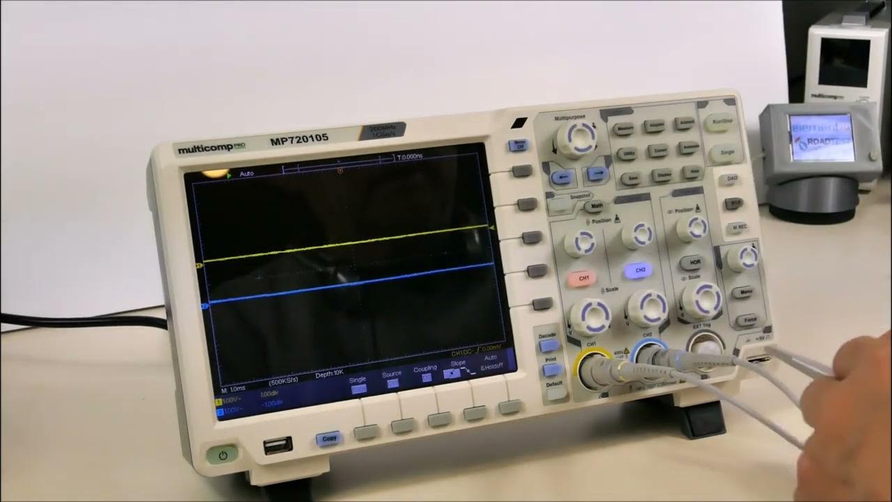 Multicomp Pro MP720105 Digital Storage Oscilloscope first impressions ...