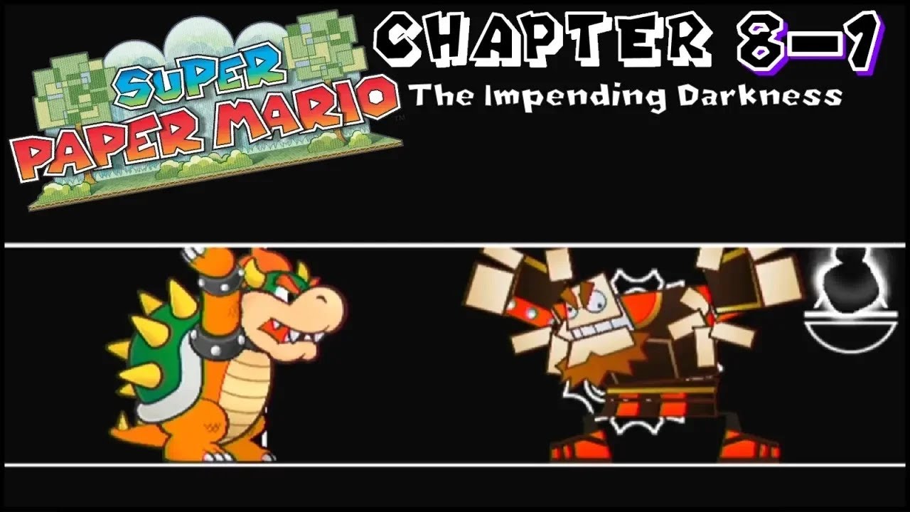 Super Paper Mario Walkthrough | Chapter 8-1: The Impending Darkness ...