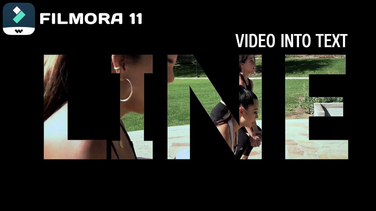 FILMORA 11 | HOW TO VIDEO INSIDE TEXT | WONDERSHARE FILMORA - YouTube