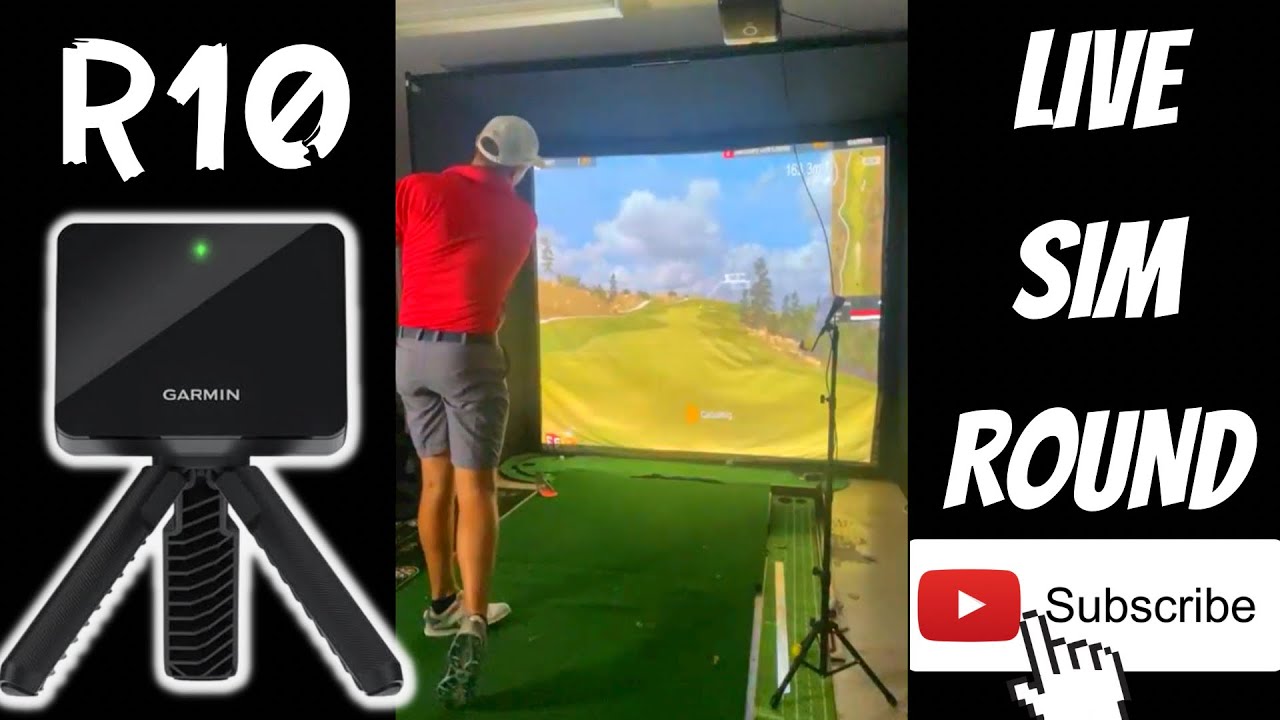 Live Garmin R10 Sim Golf Round - YouTube