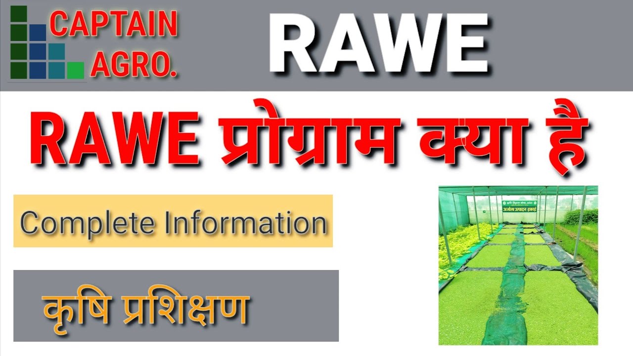 RAWE Kya Hai? | RAWE क्या है? | Rural Agricultural Work Experience ...