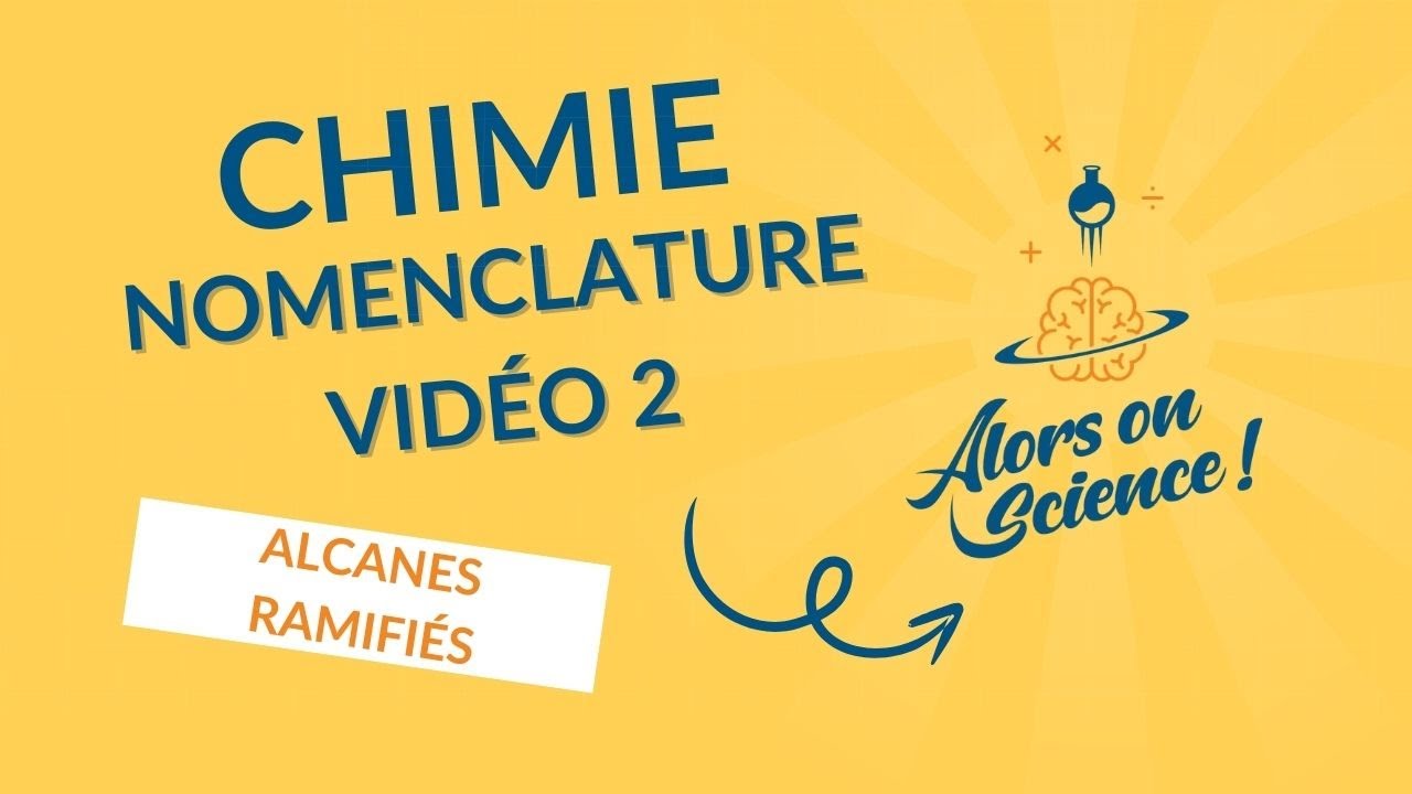 Chimie nomenclature des alcanes ramifiés - nomenclature partie 2 - YouTube