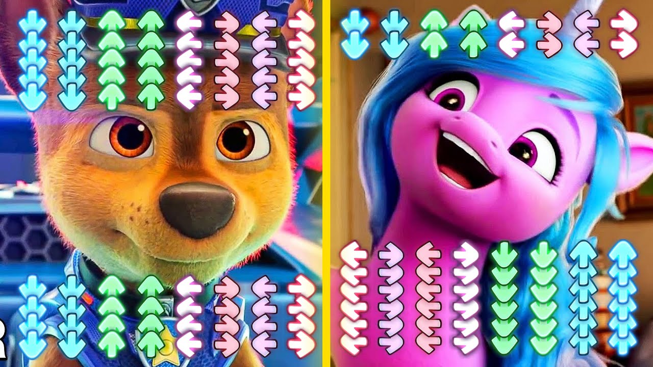 PAW PATROL VS MY LITTLE PONY A NEW GENERATION // FNF BATTLE // Friday ...