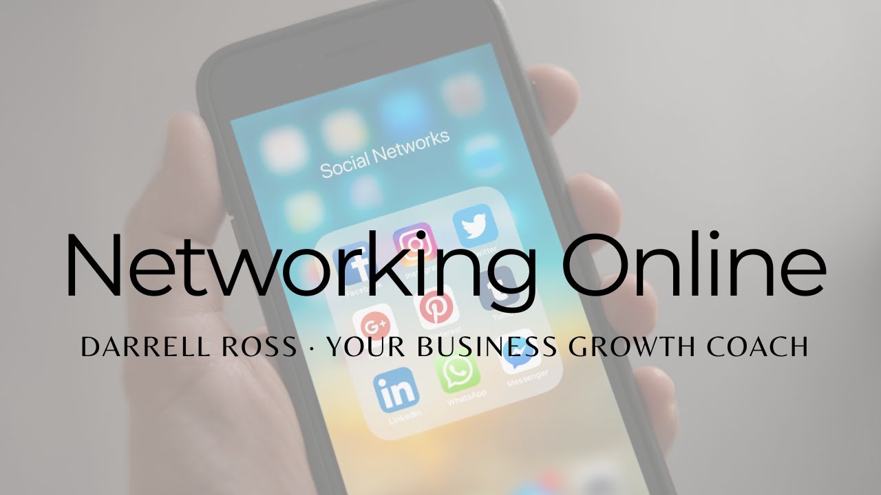 Darrell Ross Networking Online - YouTube