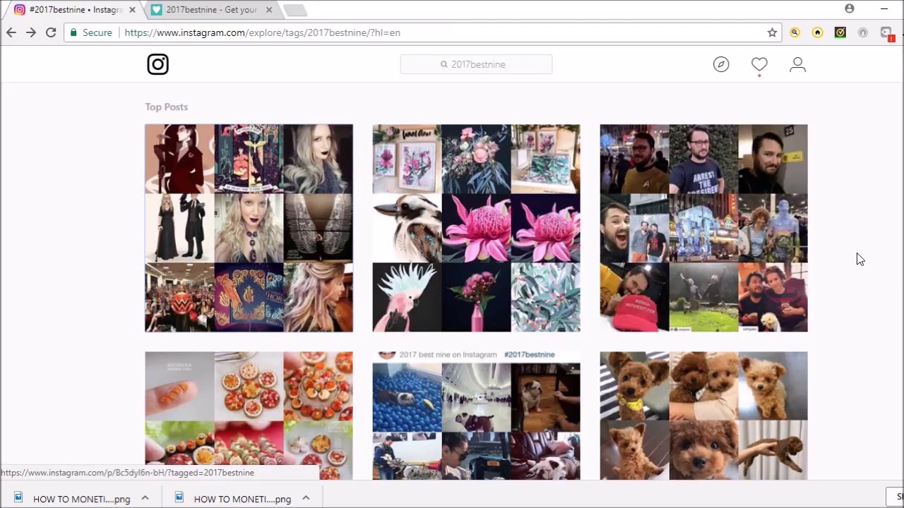 How To Do The Best Nine On Instagram Insta Best 9 2017 2018 - YouTube
