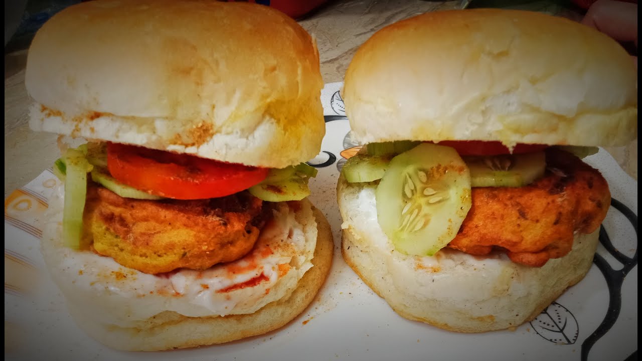 Crispy Aloo Tiki And Burger 🍔 Recipe - YouTube