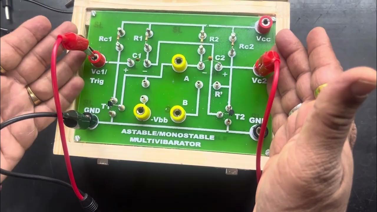 Astable Multivibrator Using Transistor - YouTube