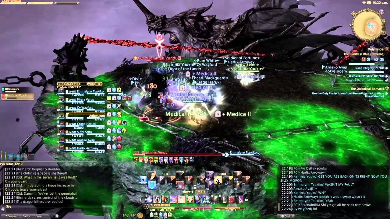 Final Fantasy XIV: A Realm Reborn - Gil Bun - Bismark EX Clear - YouTube