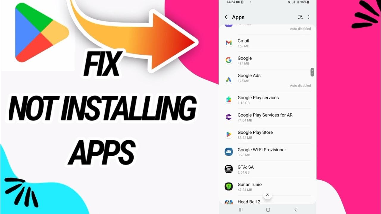 How To Fix And Solve Not Installing Apps On Google Play Store - YouTube