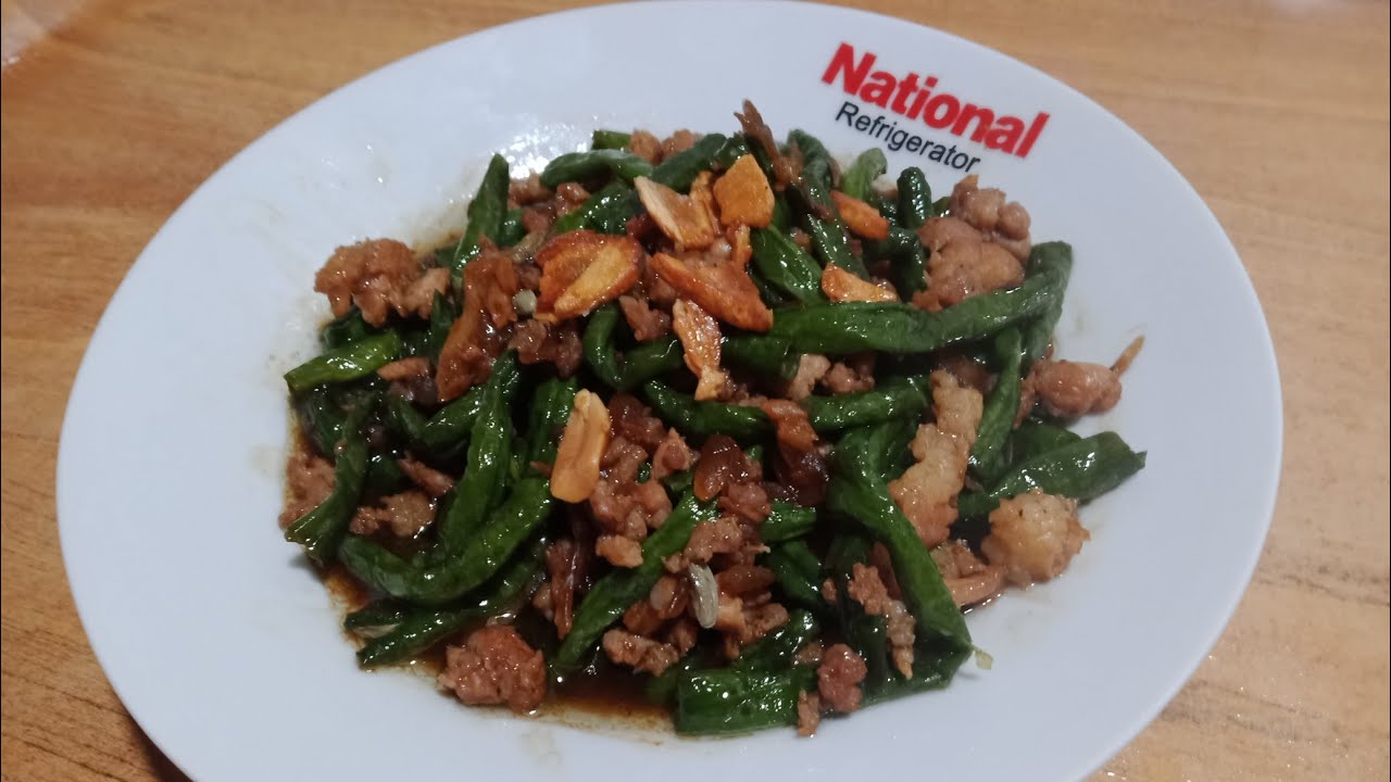 Stir Fry Ginisang Sitaw Recipe / Stir Fry String Beans Recipe ...