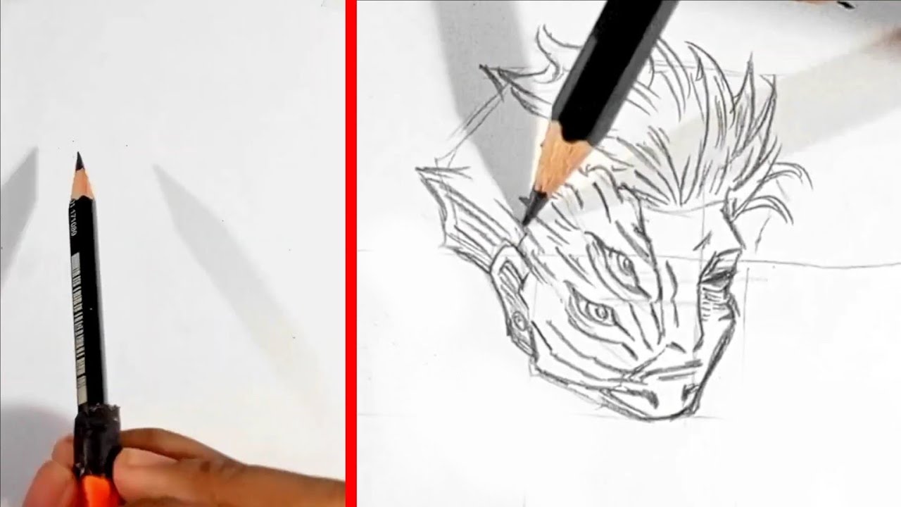 How to draw Sukuna True Form Full body - Jujutsu Kaisen - YouTube