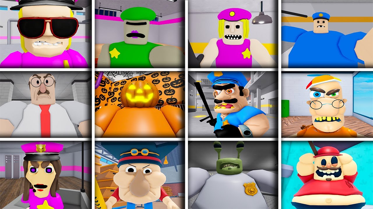 ROBOT JUMPSCARES - POLICE MAN ROBOT, GRUMPY GRAN, MR MEANIEHEAD, BEN ...
