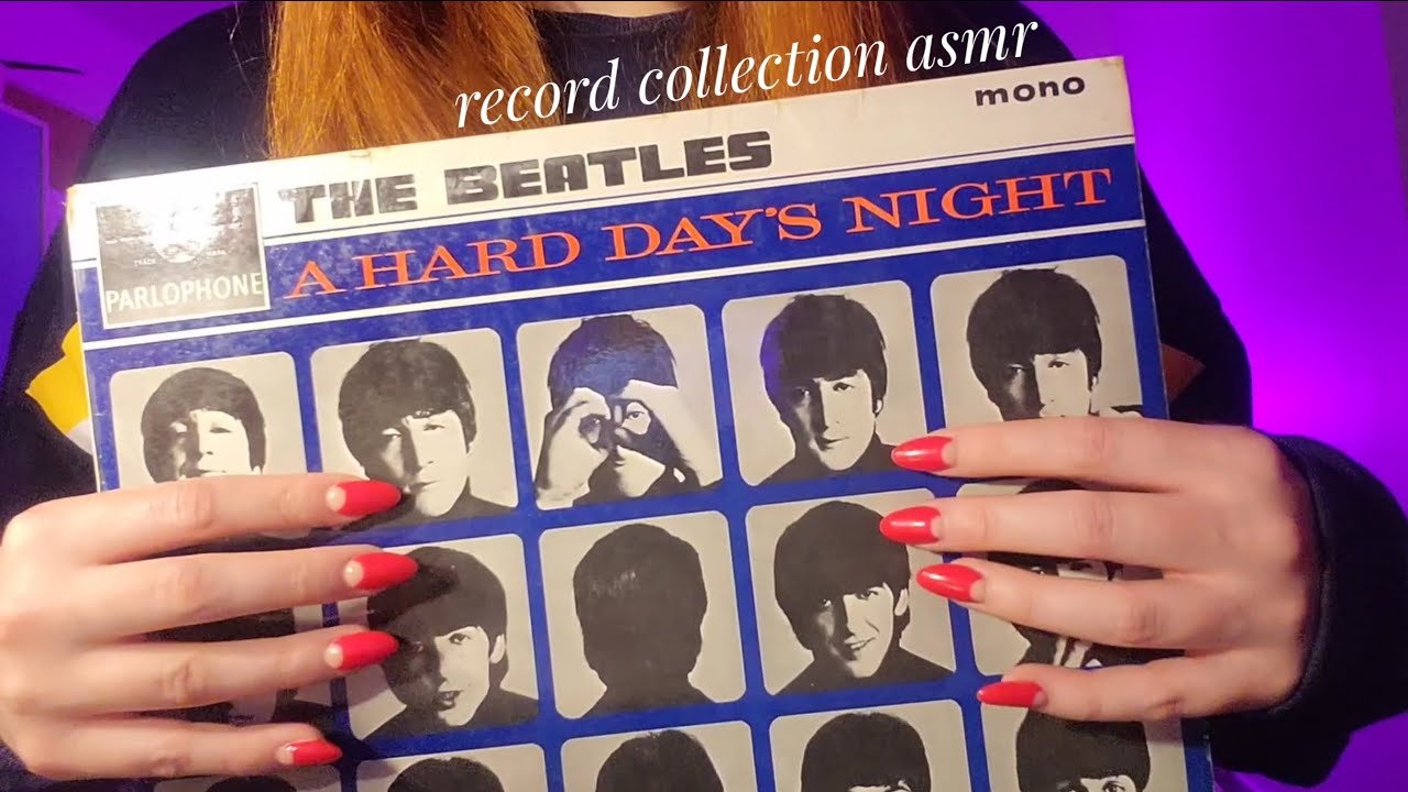ASMR | Record collection PART ONE | whispering & tapping - YouTube