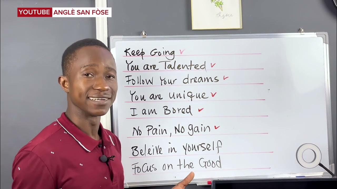 Quelques phrases utiles à connaître - YouTube