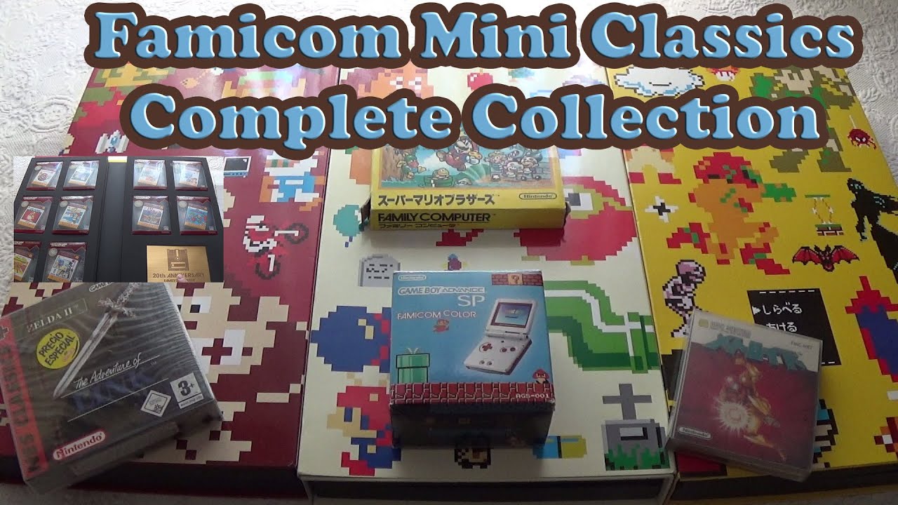 Famicom Mini Classics Club Nintendo Colección Completa Complete Box ...