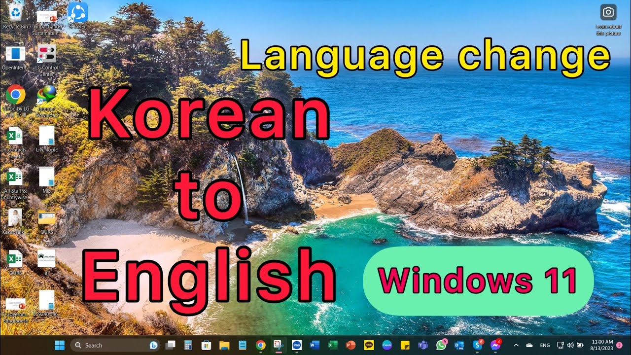 How To Change Korean Language To English In Windows 11 Korean To how-to-change-korean-language-to-english-in-windows-11-korean-to