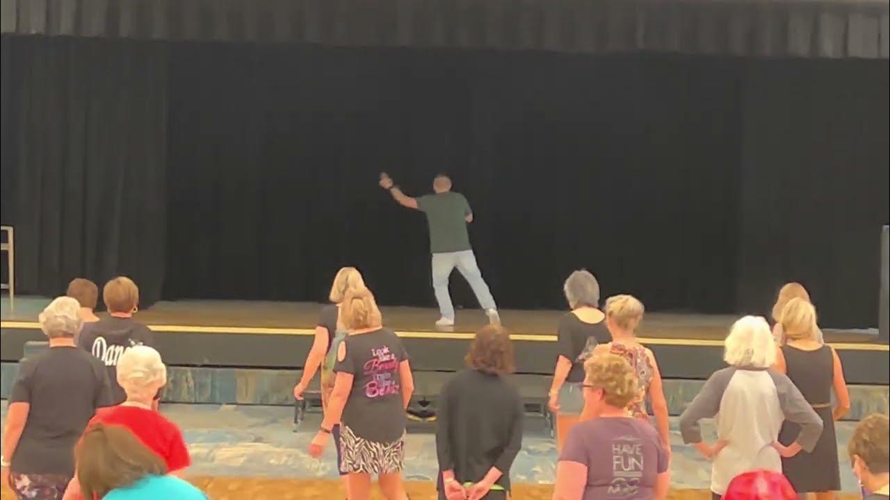 Running Polka Line Dance by Jean-Pierre Madge @ 2022 Palm Springs - YouTube