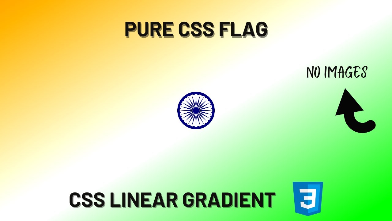 Indian Flag In Css No Images Css Linear Gradient Cool Coding Tamil Youtube 7200