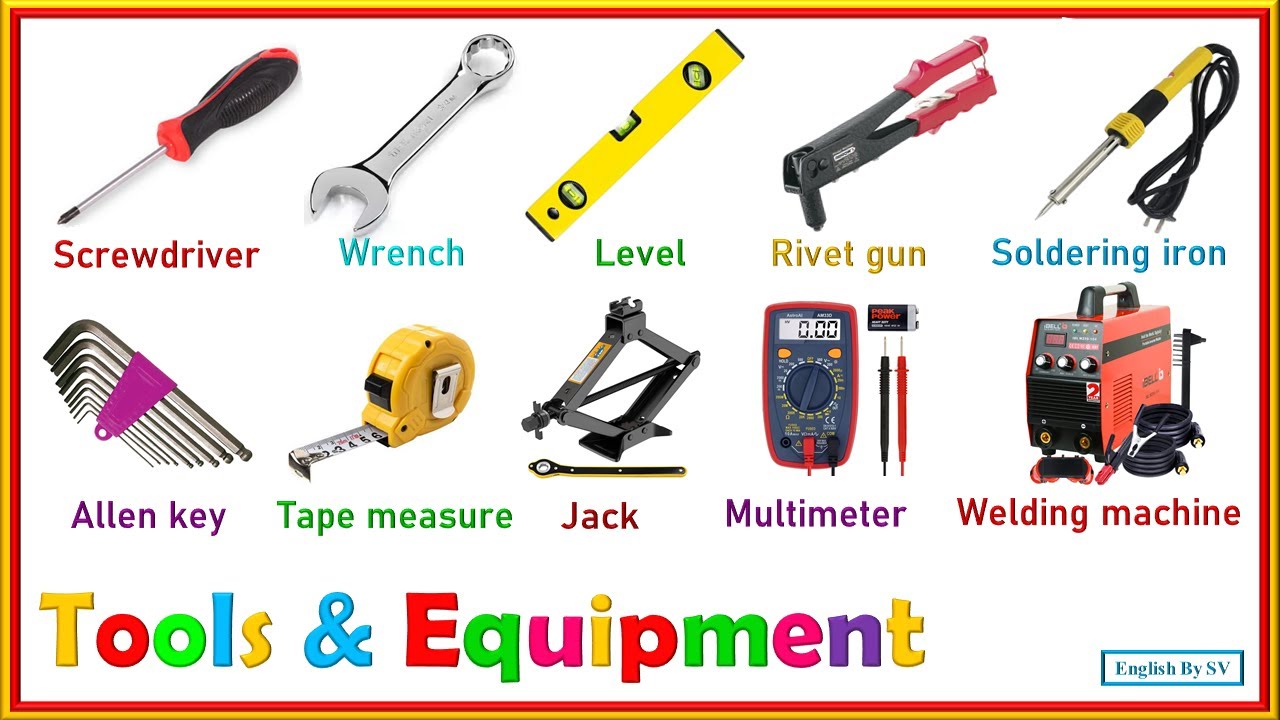 Learn Master Essential Tools and Equipment Vocabulary in Minutes - YouTube