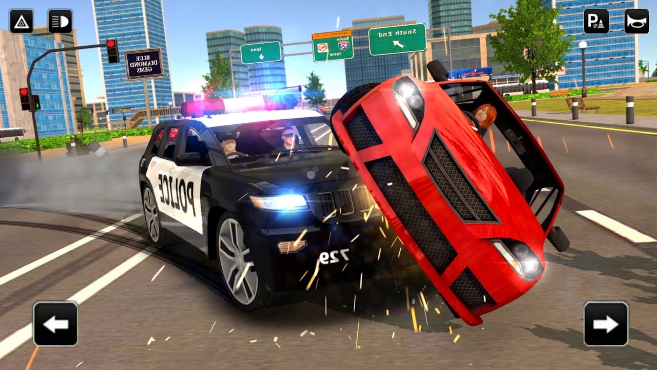 Police Car Chase Simulator - Police Car Game - IPhone 7Plus Gameplay ...